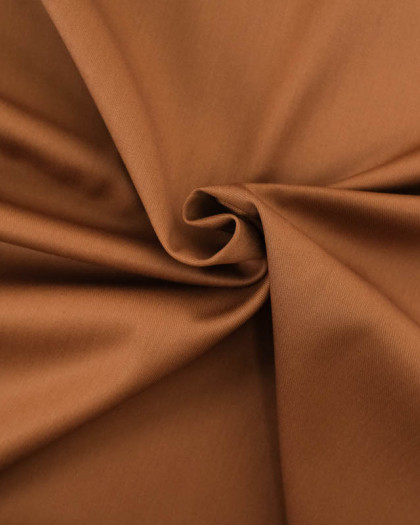 Sergé Polyviscose Chocolat - Mercerine