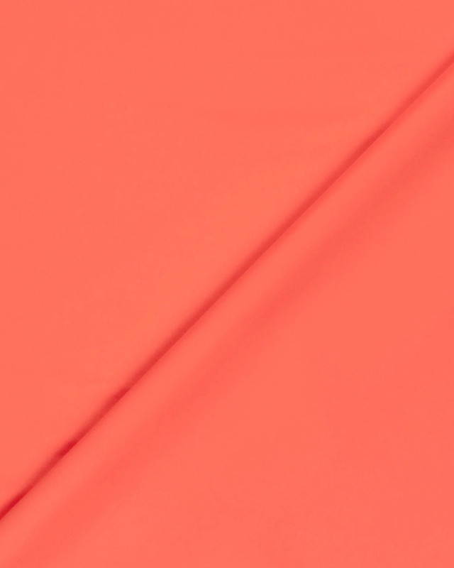 Tissu Short de Bain Déperlant Uni Corail - Mercerine