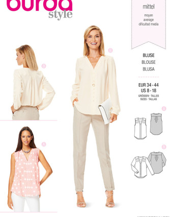 Patron Tunique - Burda 6632 - Mercerine